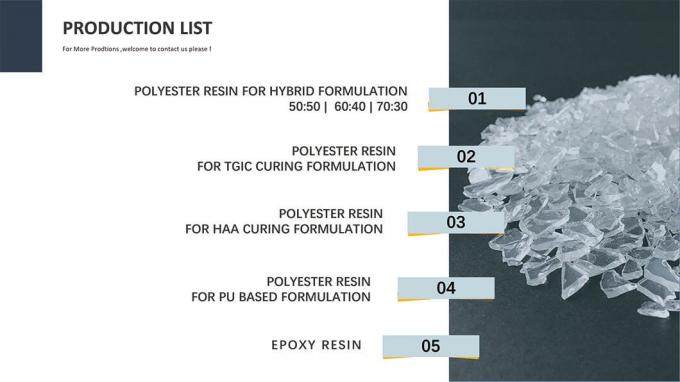 70:30 Hybrid Hybrid High Tg Epoxy Resin Saturated Indoor Powder Coating